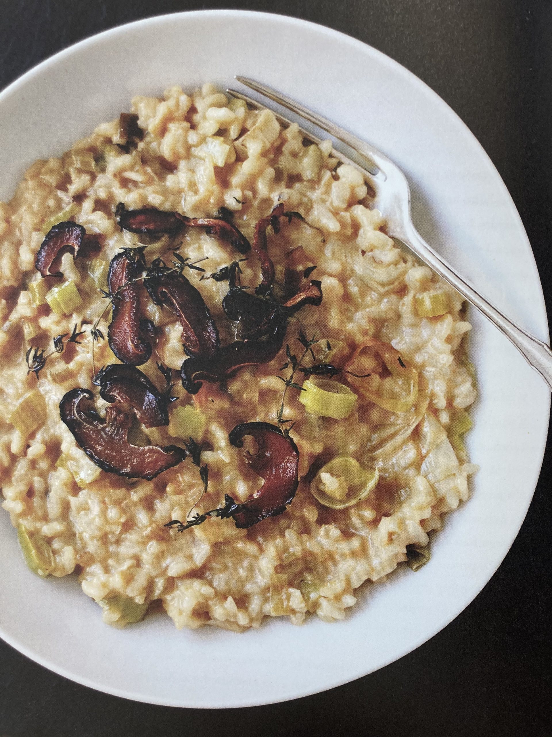Wild Mushroom Risotto with Caramelized Leeks ️ Mangia NYC
