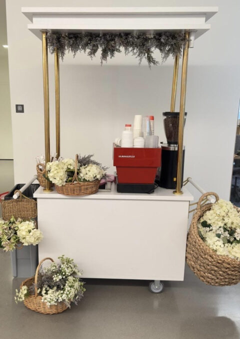 Bar Cart Rental NYC — Mangia ️ Coffee & Cocktail Cart